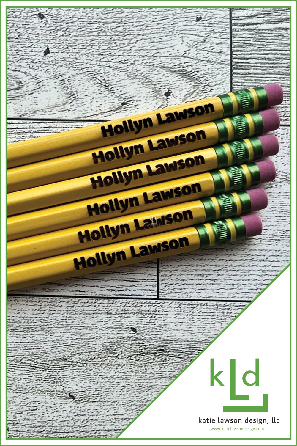 Personalized Pencils (Pack of 12) – katielawsondesign